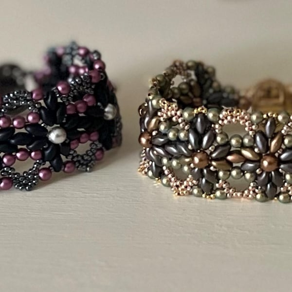 Star Crossed Reversible Pendant Tutorial, Beaded Jewelry Pattern, Irisduo, Zoliduo, Beadweaving ...