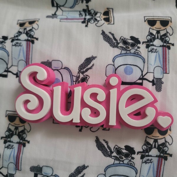 Custom Fashion Doll Style Name Sign | Personalized Desk Sign | Gift for ...