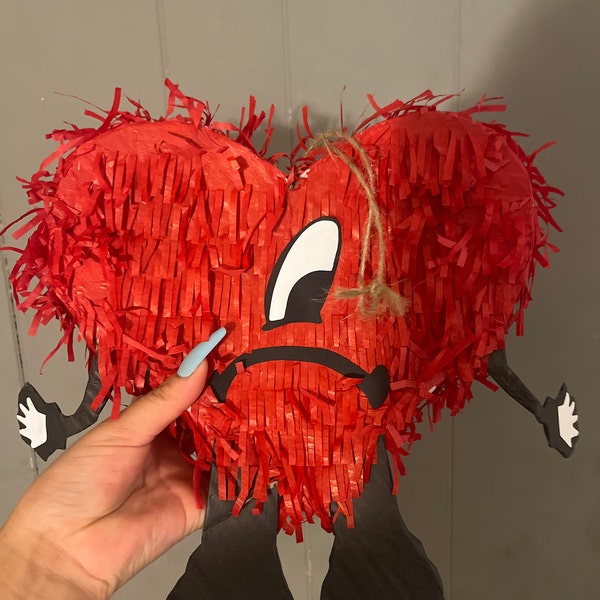 10 INCH Bad Bunny Emo Heart Pinata - Etsy