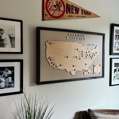 Baseball Stadium Map, Baseball Map, Pro Baseball Stadium Tracker ...