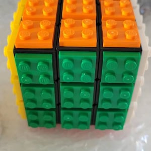 Rubik's-type Cube Made of Lego - Etsy