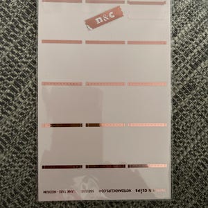 Blank Foiled Tab Stickers - Etsy