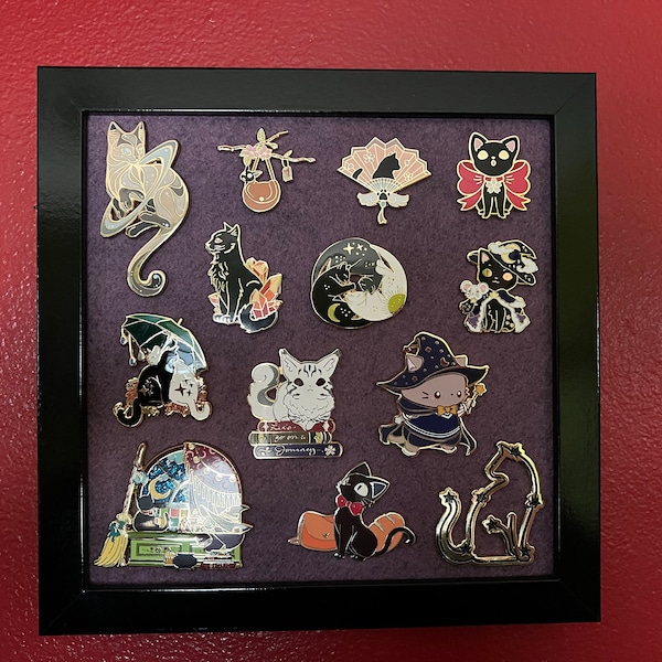 Protective Enamel Pin Display - 3 Inch Square - Etsy