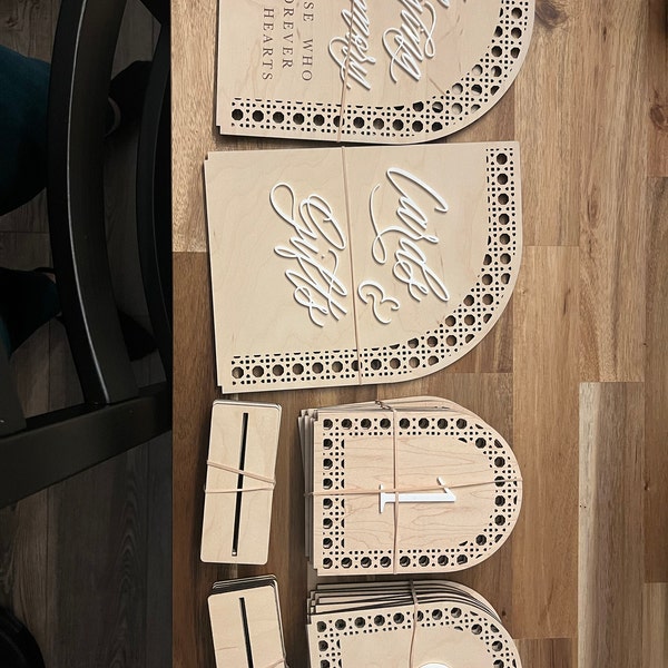 Boho Wedding Table Numbers, Arch Wood Table Numbers, Wood Table Numbers ...