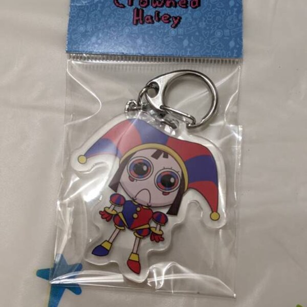 Pomni Sad Keychain - Etsy