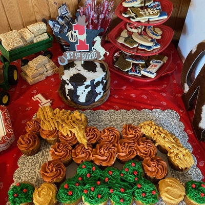My First Rodeo Birthday. My First Rodeo Cake Topper. Cowboy Cake Topper ...