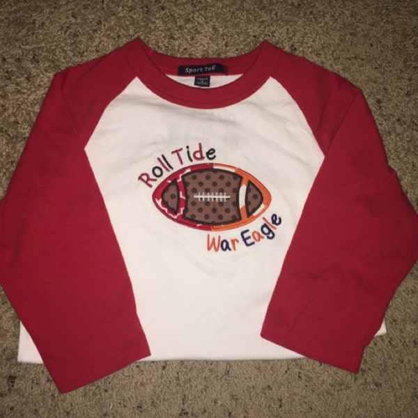 Football House Divided Applique Digital Machine Embroidery Design 4 ...
