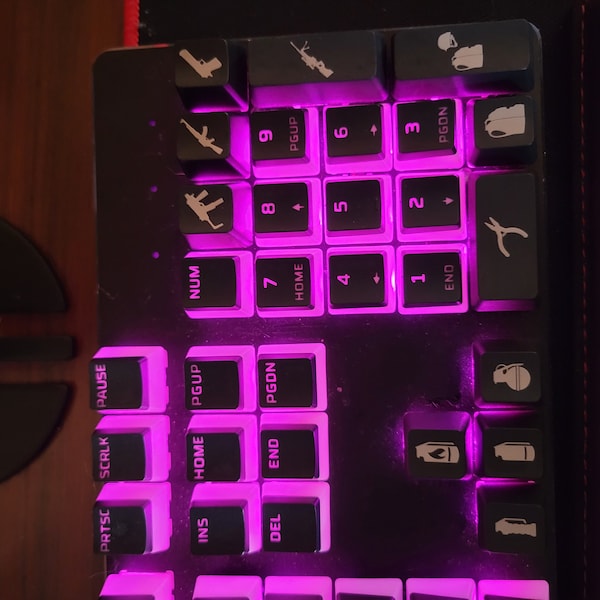 Custom Shooting Game Weapon Keycaps | CSGO Keycap | COD Keycap | FPS ...