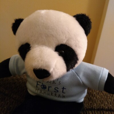 Custom Name Hanukkah Stuffed Animal Jewish Baby Gift Plushie Hanukkah ...