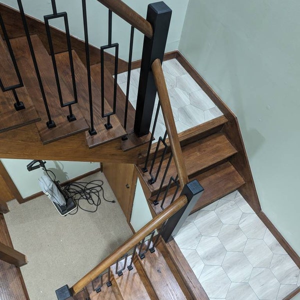 Iron Balusters 1/2 Bar Spindles satin Black/oil Rubbed Bronze Wrought ...