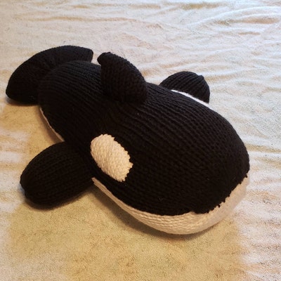 Giant & Baby Orca Whale Knitting Machine Pattern PDF Only Addi Sentro ...