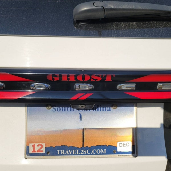 Dodge Durango Tail Light Racetrack Decal Center Overlay - Fits 3rd Gen ...