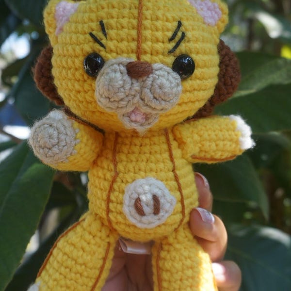 Kon Crochet Pattern Lion Amigurumi Pattern PDF Pattern Lion Crochet ...