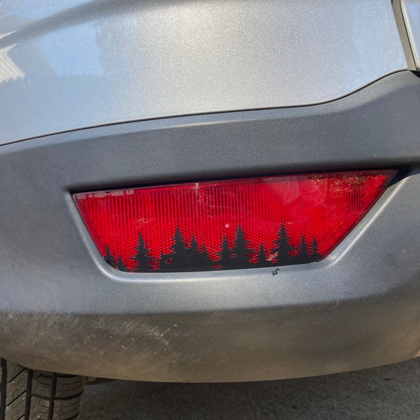 Treeline Vinyl Sticker Decal - Etsy