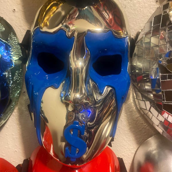 Cyber Ninja LED Wearable Sci-fi Mask - Etsy