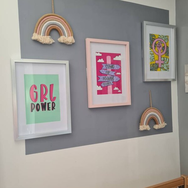 Just Keep Slaying A4 Print, Feminist Quote, Feminist Gift, Cute Prints ...