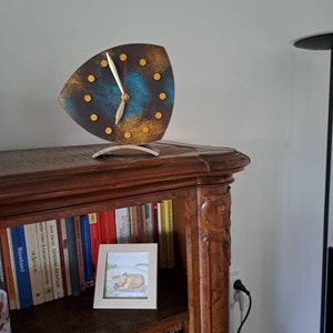 Wall Clock Pendulum Multicolor, Wall Hanging Clock Green Orange Blue ...