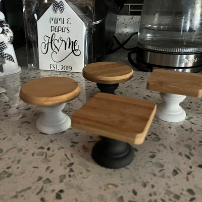 Mini Riser for Tiered Tray, Tiered Tray Decor, Mini Wooden Riser ...