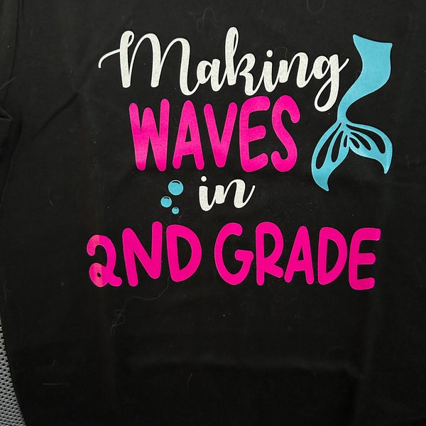 2nd Grade Svg, Mermaid Svg, Teacher Svg, Back to School Svg, Second ...