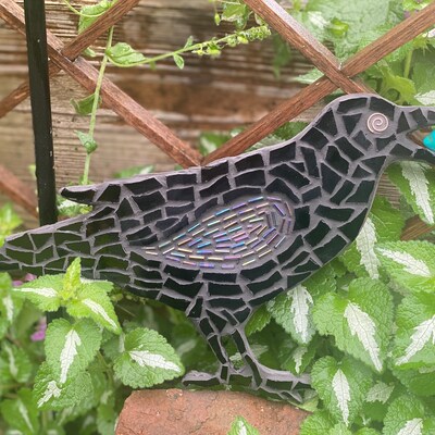 Raven DIY Stained Glass Mosaic Kit - Etsy