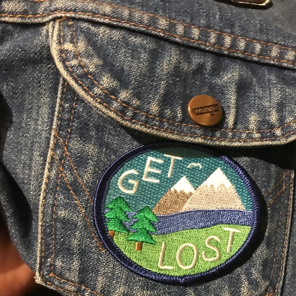 Get Lost Iron on Patch for Travellers - Etsy