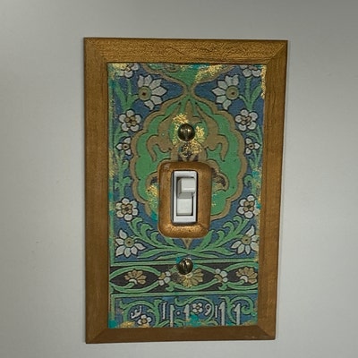 Moroccan Inspired Light Switch Plate - Etsy