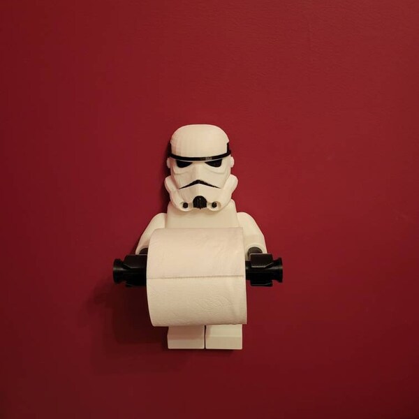 Star Wars Stormtrooper Toilet Paper Holder 3D Printed Star Wars Lover ...