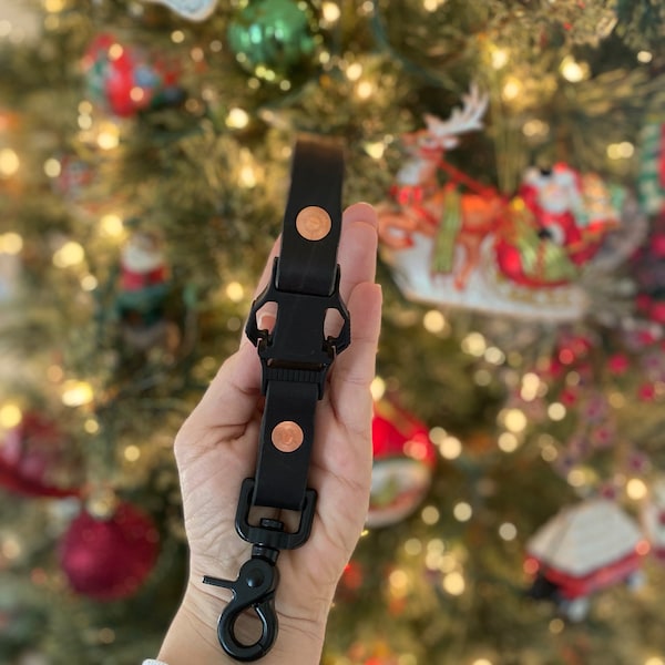 Leather Flashlight Strap With Quick Release COBRA Buckle - Etsy