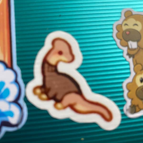 Series 1: Tiny Animal Friends Sticker Set of 11 / Mini Animal Stickers ...