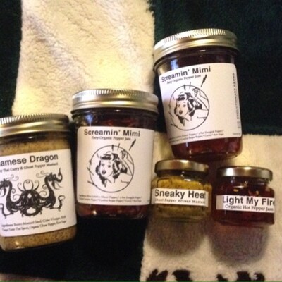 Sneaky Heat Ghost Pepper Artisan Mustard Gourmet Small Batch Mustard - Etsy