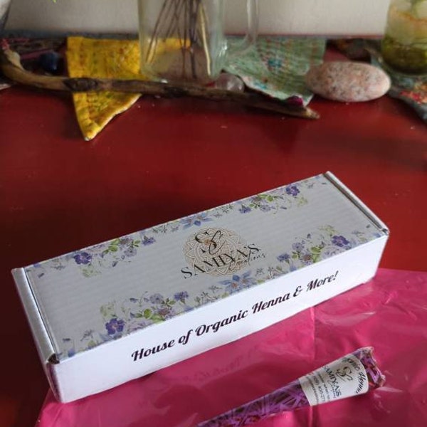 Natural Fresh Organic Henna Cone (20g) With 0.45mm Pin *recommended ...