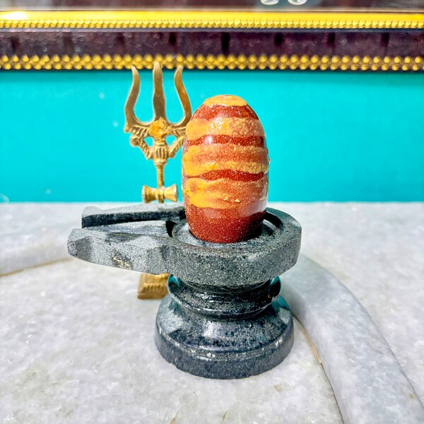 Monolithic Stone Meditating Shiva Statue - Hand Sculpted Primitive ...