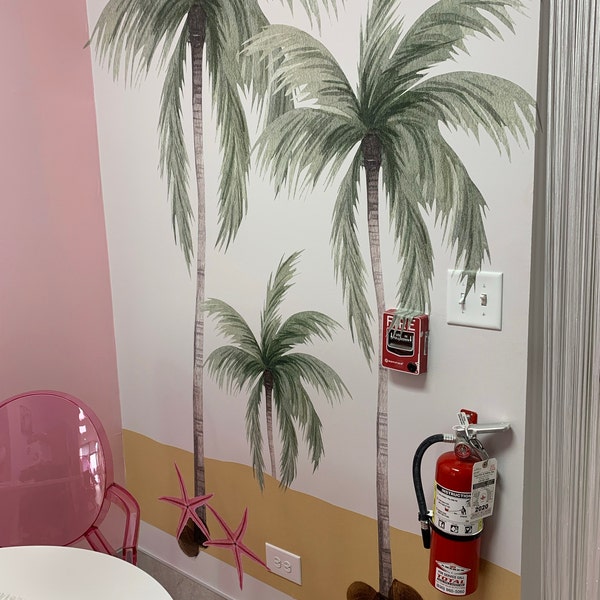 Ocean Sand Wall Decal - Beach Backdrop Sticker - Etsy