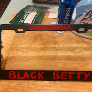 Customized Heavy Duty License Plate Frame Laser Engraved Stainless ...