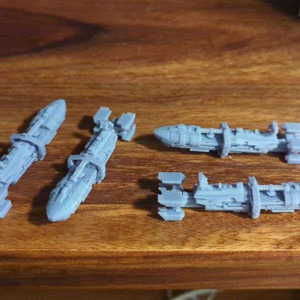 Rodger Young Corvette Ship - 1", 3", 6" or 12" Resin Model - Custom ...