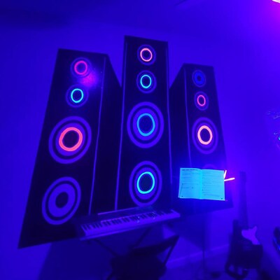 Vinyl Wall Decal Sticker Speakers OSMB898B - Etsy