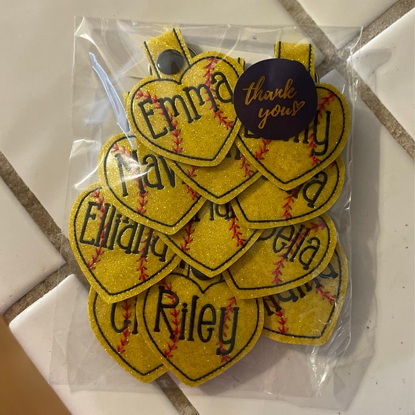 Embroidered Swim Team Keychain, Swim Bag Tag - Etsy