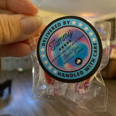 Uber Eats Delivery Stickers for Gig Workers. Custom Personalized Uber ...