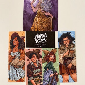 Inktober Witch / the Witch and the Dragon / Signed Print Original ...