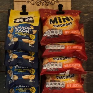Bar Snacks Holder / Dispenser/ Clip Board Wall Mounted Ideal for Home ...