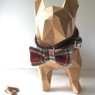 French Bulldog, Paper Dog, Papercraft Bulldog, Paper Animals, Papertoy ...
