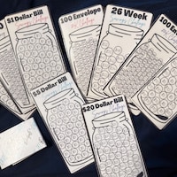 30 Day Money Savings Challenge for All 12 Months With Printable Cash ...