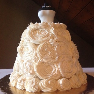 Mannequin Bridal Dress Cake Topper - Etsy