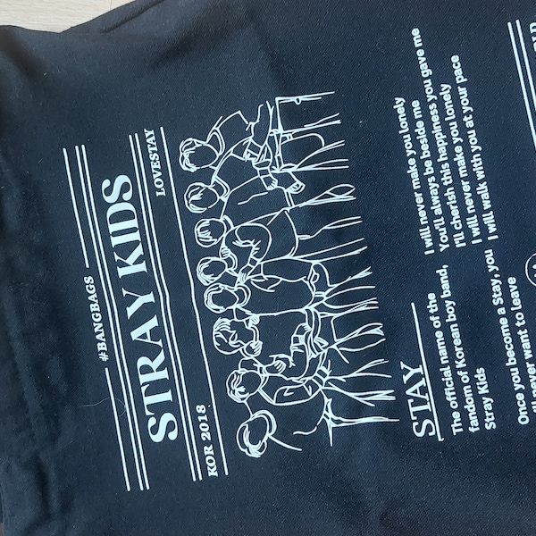 Stray Kids Ate New Album Who Ate the Luck Stay Canvas Tote Bag SKZ ...