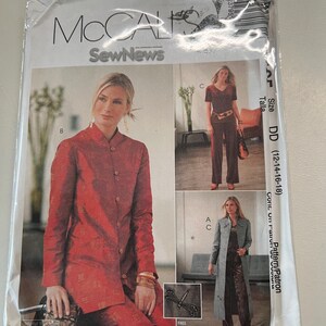 New Look 6807 Misses' 2 Hour Knit Tops Size 8, 10, 12, 14, 16, 18 Uncut ...