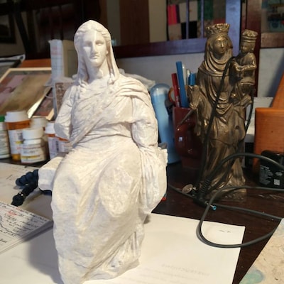 Greek Sculpture Demeter of Knidos 7.9 Inch/200 Mm, Museum Reproduction ...