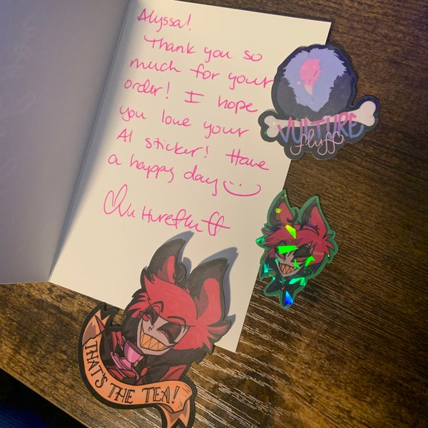 That’s the Tea! -hazbin Hotel Alastor Sticker- - Etsy