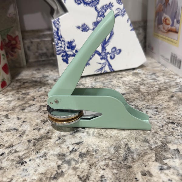 Personalized Book Stamp | Custom Library Seal Embosser | Gift for Book ...