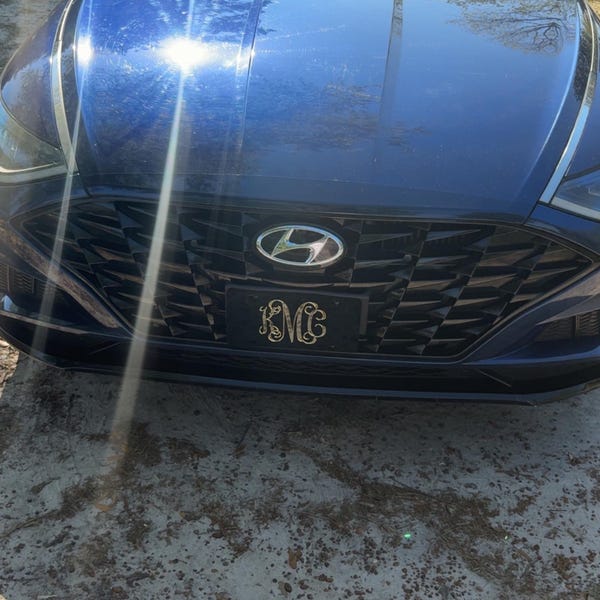 Custom Mirror "bronze" License Plate, Car Tag, Personalized Car Tag ...