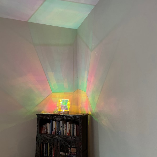 Night Light for Home Decor: Starfield Rhombic Dodecahedron Infinity ...